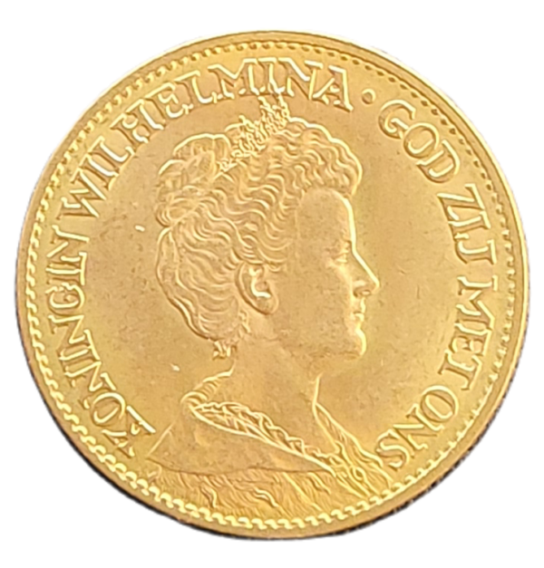Gouden 10 gulden Wilhelmina 1911 | 101munten